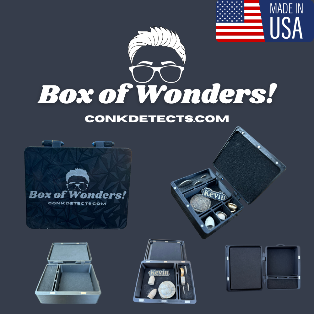 Box of Wonders™ – Premium American-Made Metal Detecting Finds Box ...